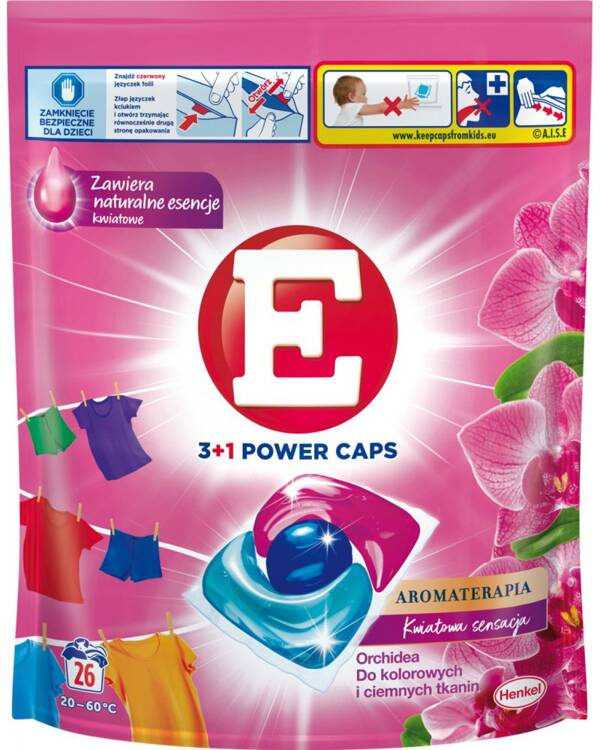 E Kapsułki do prania kolorowych i ciemnych tkanin Orchidea | Utrzymanie czystości \ Pranie ubrań ...