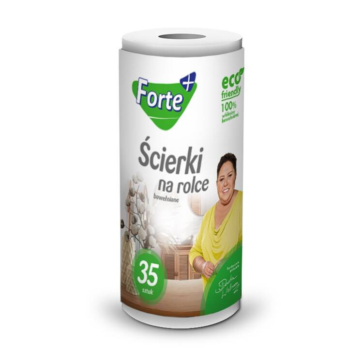 FORTE+ Ścierki na rolce bawełniane 35 szt. | Dom i ogród \ Ścierki ...