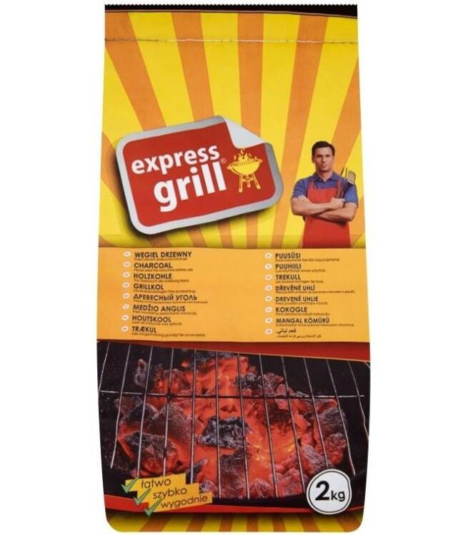 Węgiel Drzewny Express Grill 2 kg | Produkty sezonowe \ Grill Produkty ...